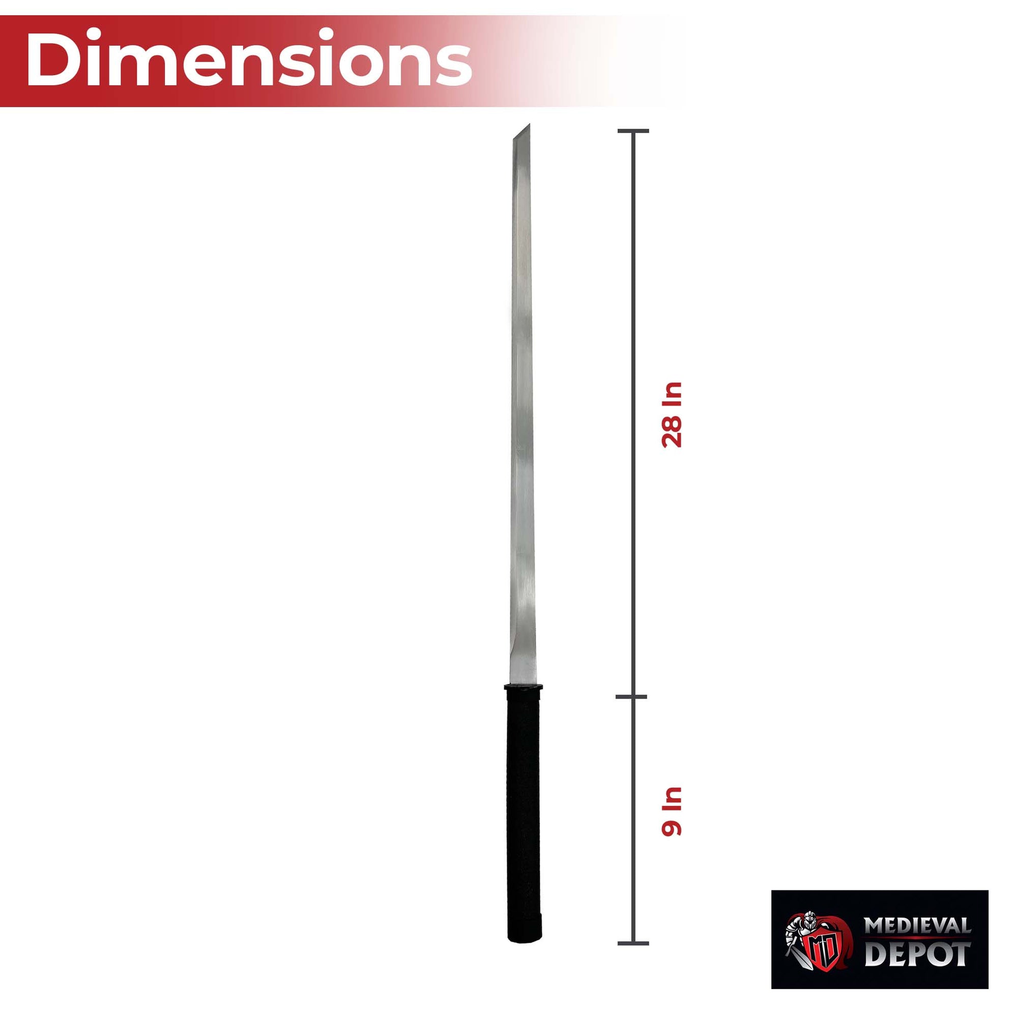 Stealth Assassin Japanese Ninjato Sword — Medieval Depot