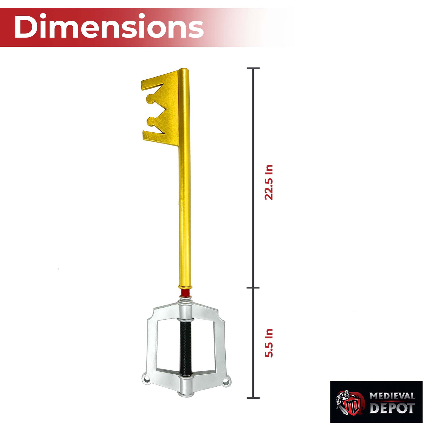 The Legendary Foam Key Blade Majestic Replica from Kingdom of Hearts ...