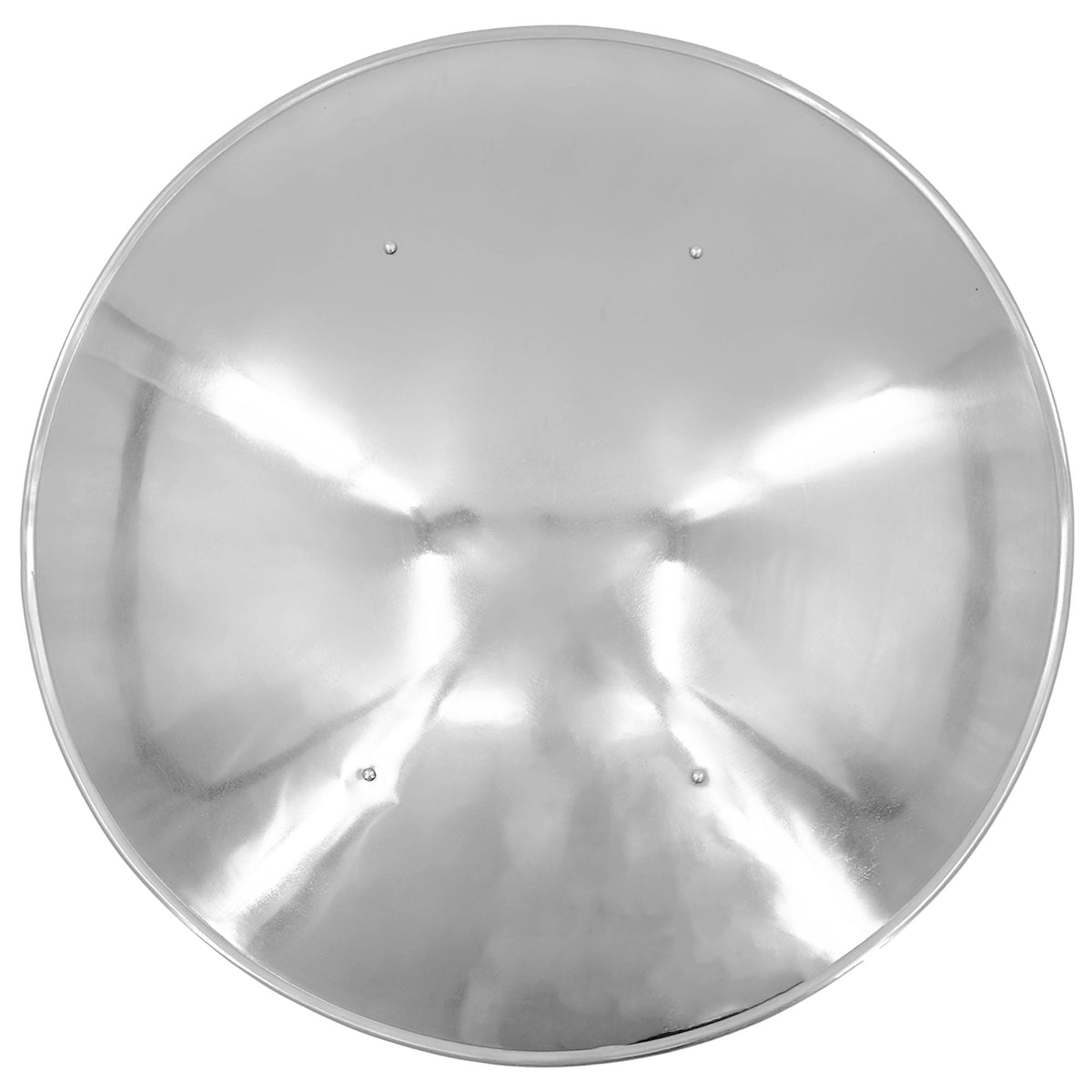 The Conquistador Blank Carbon Steel Round Shield — Medieval Depot