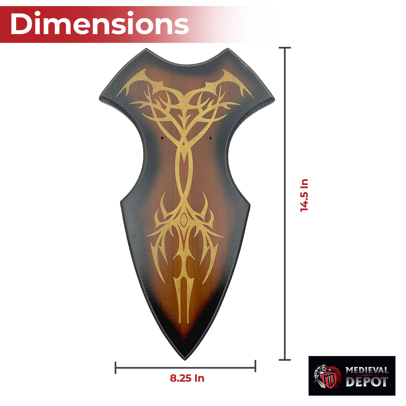 Universal Sword Wall Display Plaque — Medieval Depot