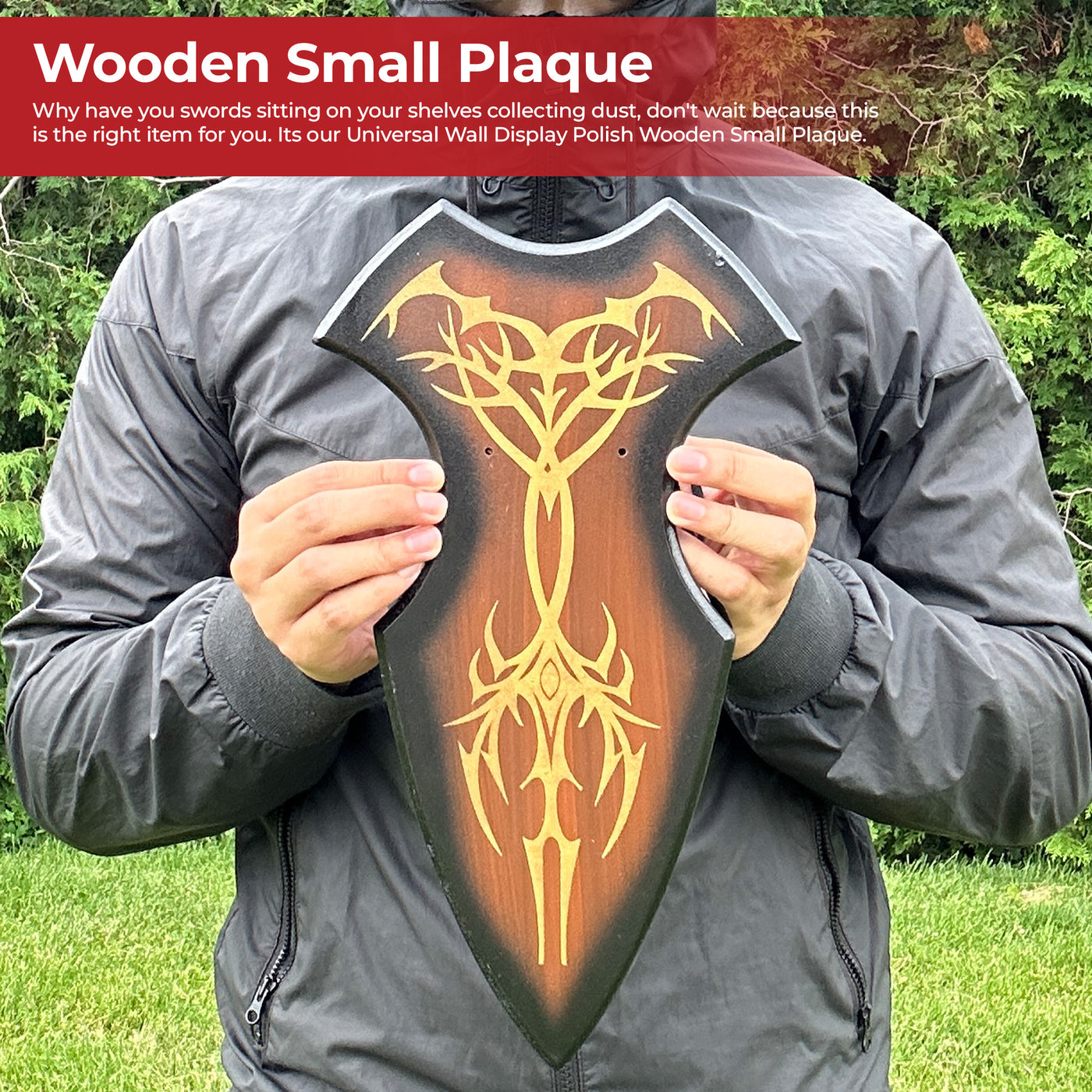 Universal Sword Wall Display Plaque — Medieval Depot