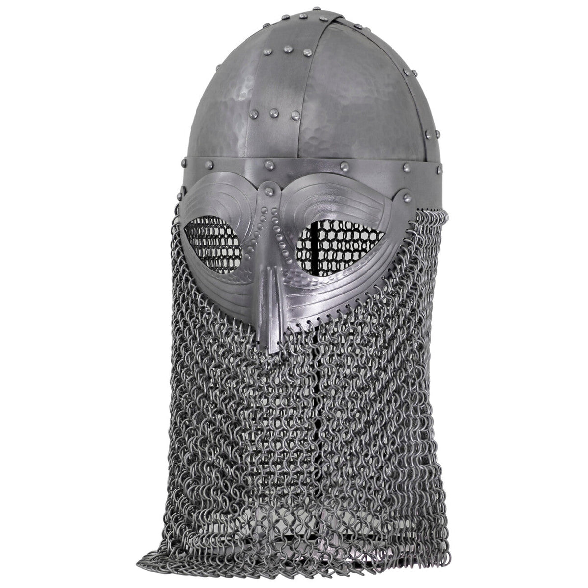 Vandals Wrath Forged Steel Gothic Helmet with Chainmail Defense ...