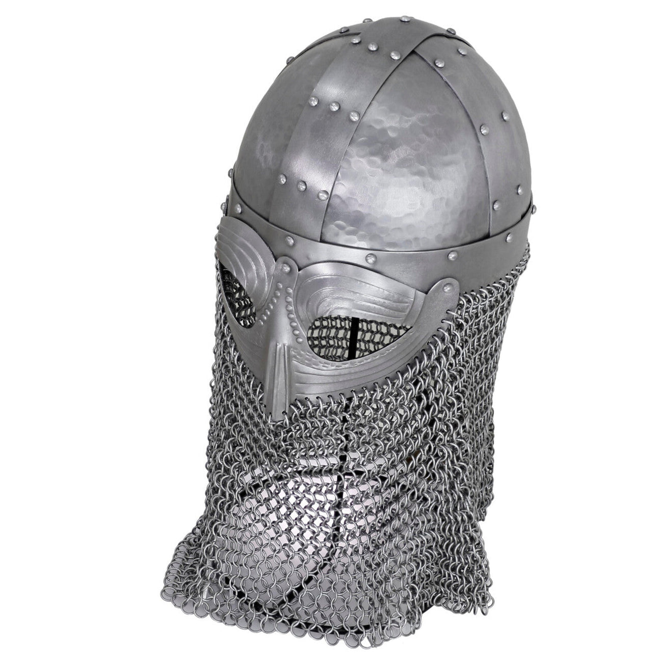 Vandals Wrath Forged Steel Gothic Helmet with Chainmail Defense ...