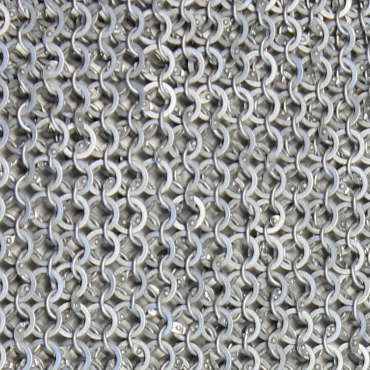 Re-enactment Aluminum Haubergeon Chainmail Large — Medieval Depot