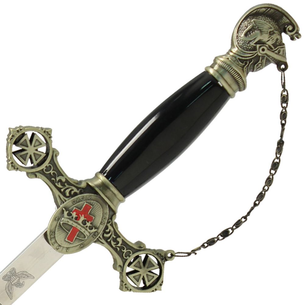 Chronicle of Chivalry Templar Knights Ornate Sword — Medieval Depot