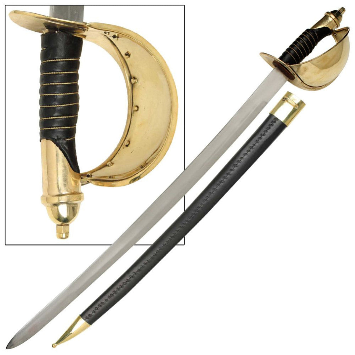 Civil War U.S 1860 Naval Cutlass Reproduction — Medieval Depot