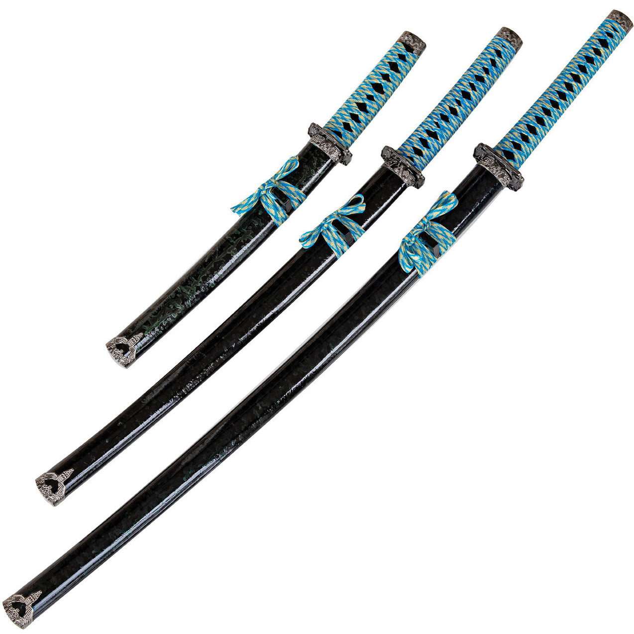 Dragon Edge Three Sword Katana Sword Set With Stand — Medieval Depot