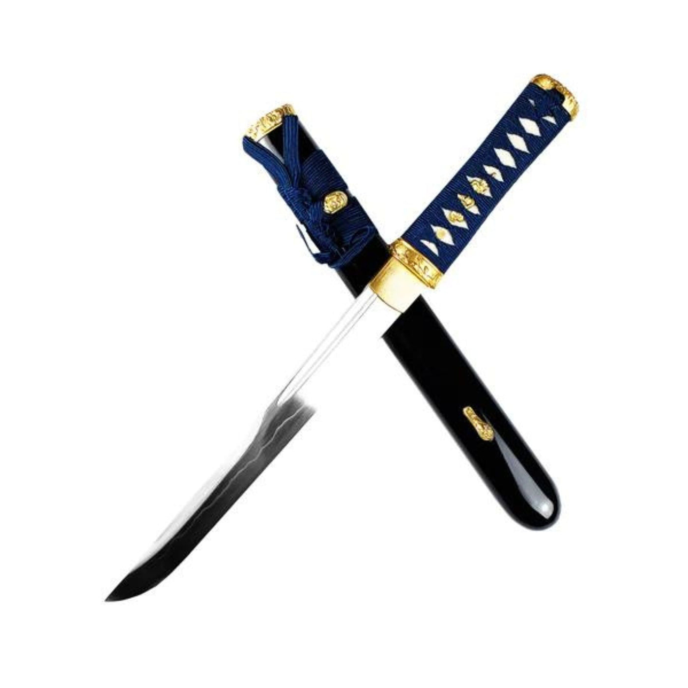 Elegant Japanese Tanto Dagger with Gold Accents — Medieval Depot