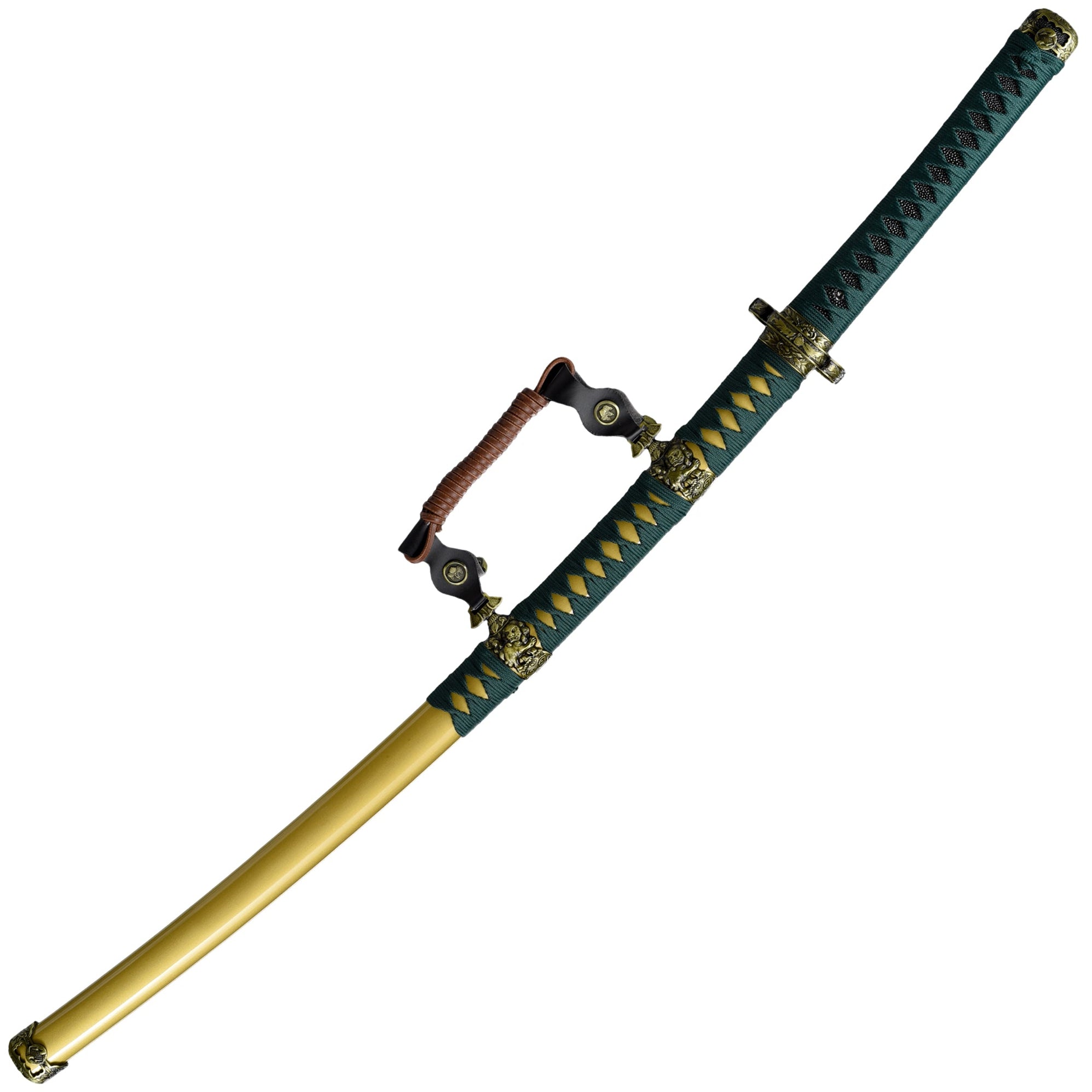 Emerald Elegance Handmade Katana — Medieval Depot