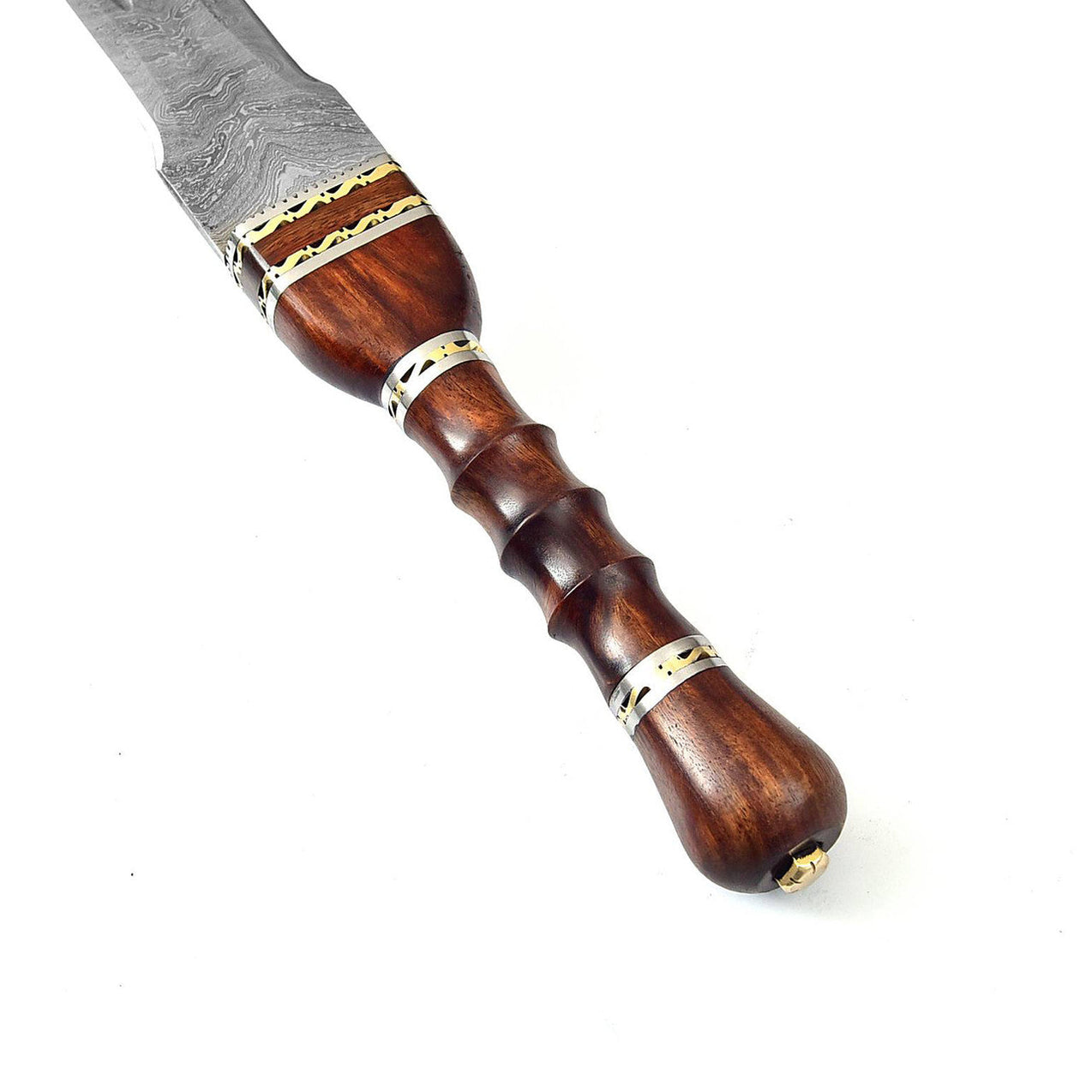 Exquisite Handmade Damascus Steel Roman Gladius Sword — Medieval Depot
