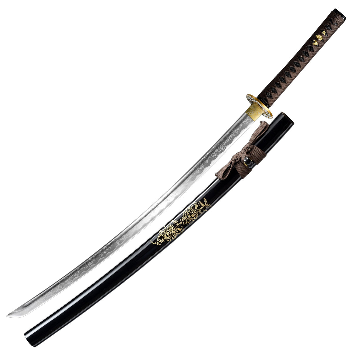 Floral Symphony Handmade Katana — Medieval Depot