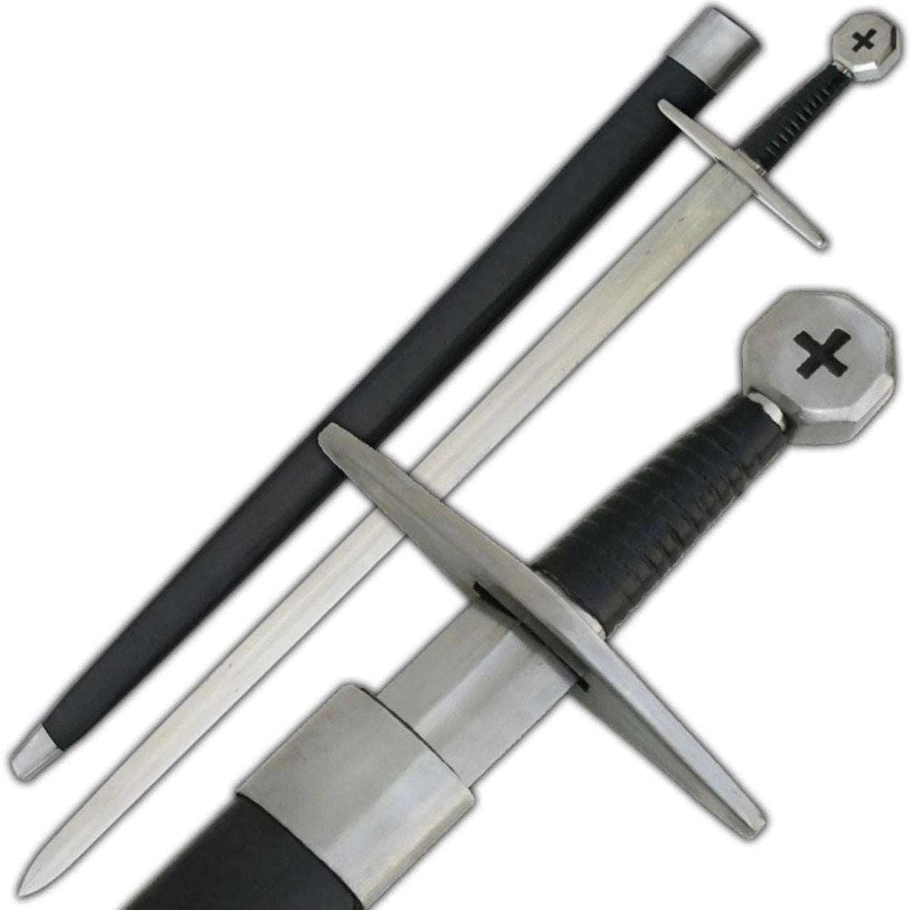 Knights Templar Long Sword Carbon Steel — Medieval Depot