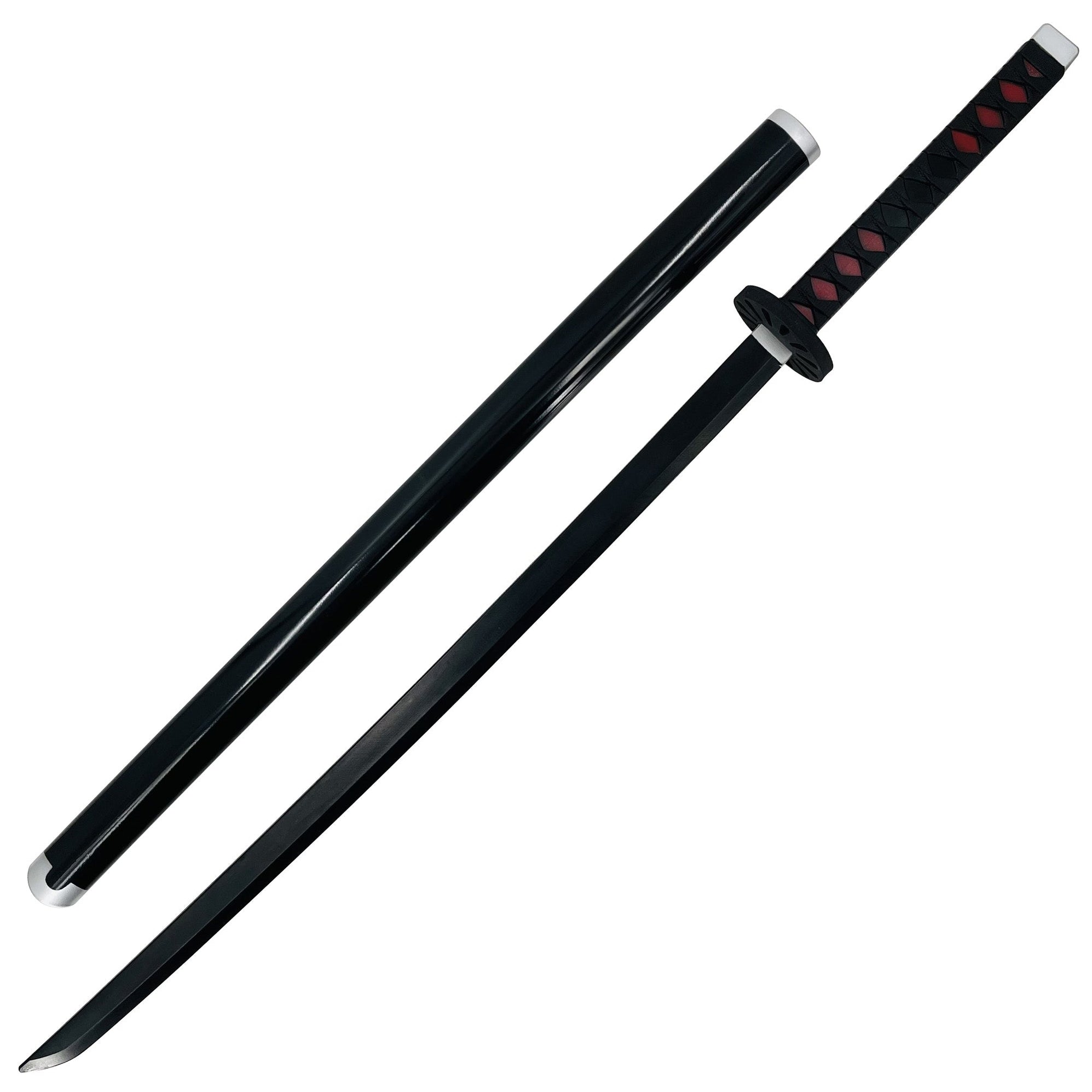 Kamado Tanjiro Demon Slayer Foam Katana Sword With Scabbard — Medieval ...