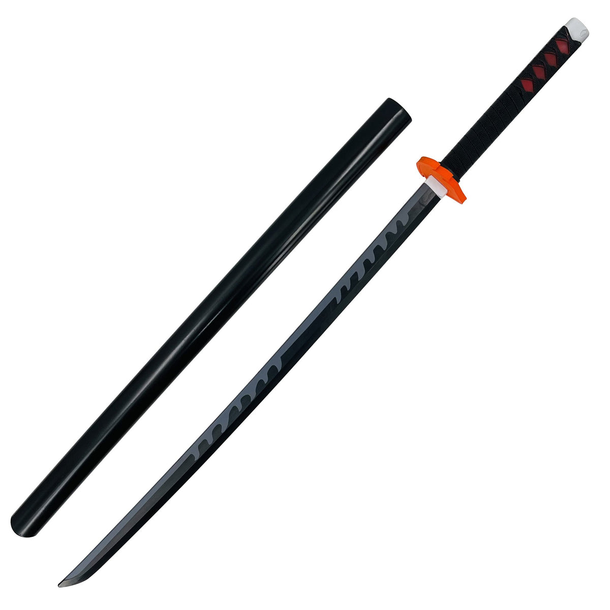 Kamado Tanjiro Flame Guard Demon Slayer Foam Katana Sword With Scabbar ...