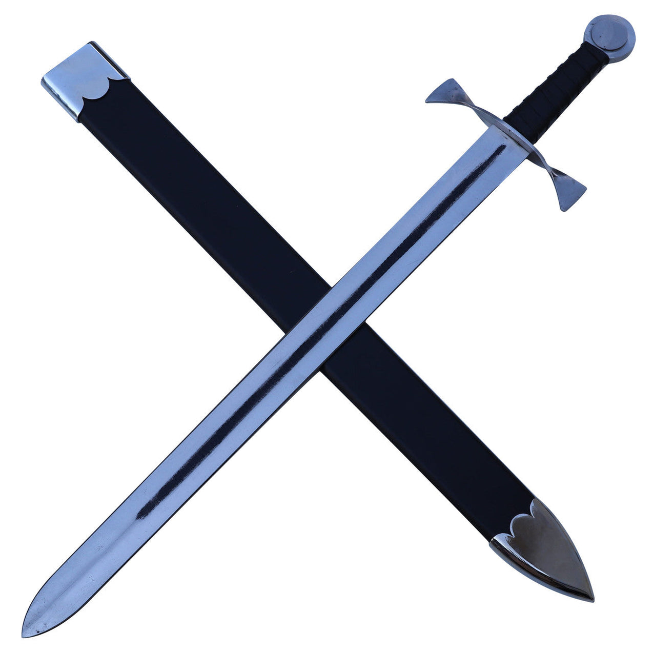 Mirrored Illusion Medieval Dual Tone Sword — Medieval Depot
