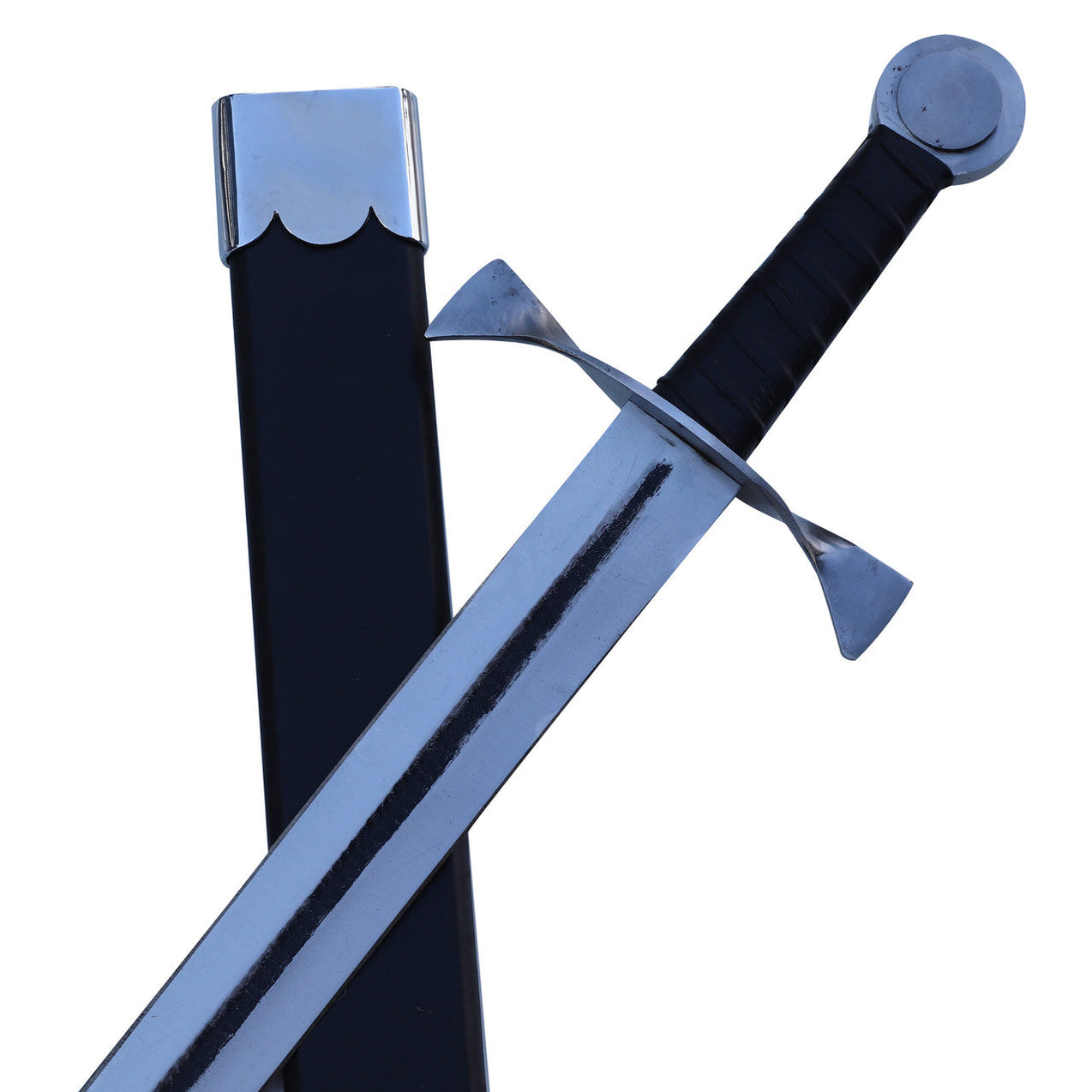 Mirrored Illusion Medieval Dual Tone Sword — Medieval Depot