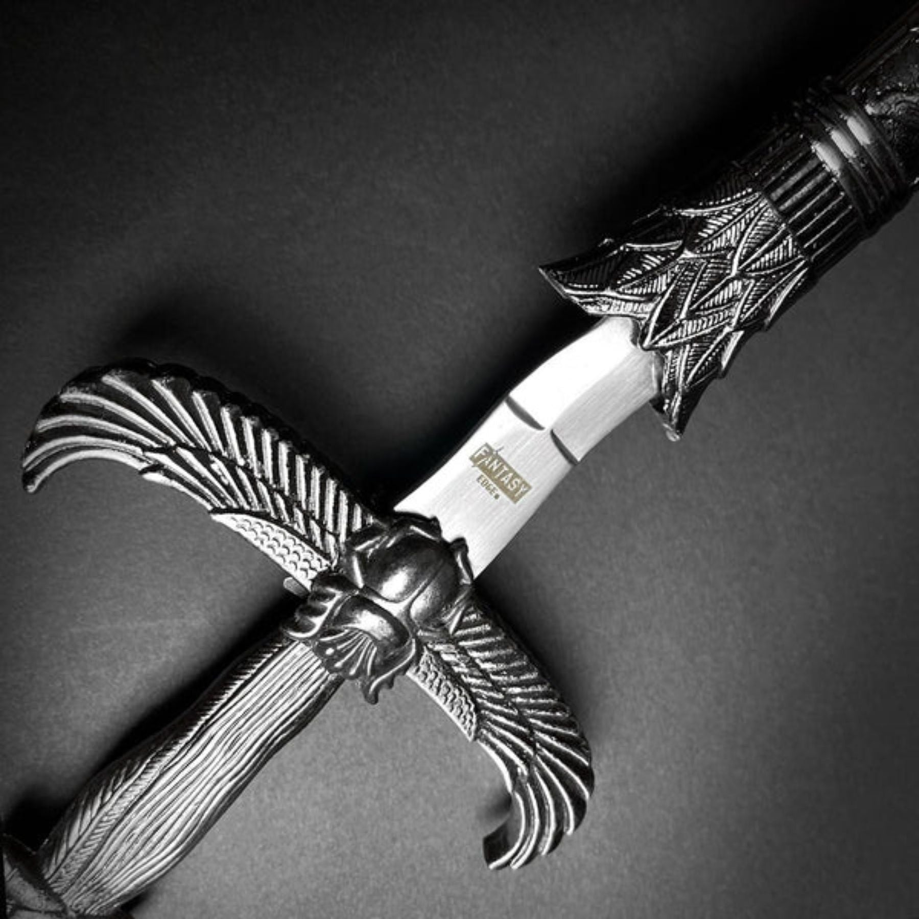 Pharaohs Wing Egyptian Inspired Kris Dagger with Hieroglyphic Scabbard ...