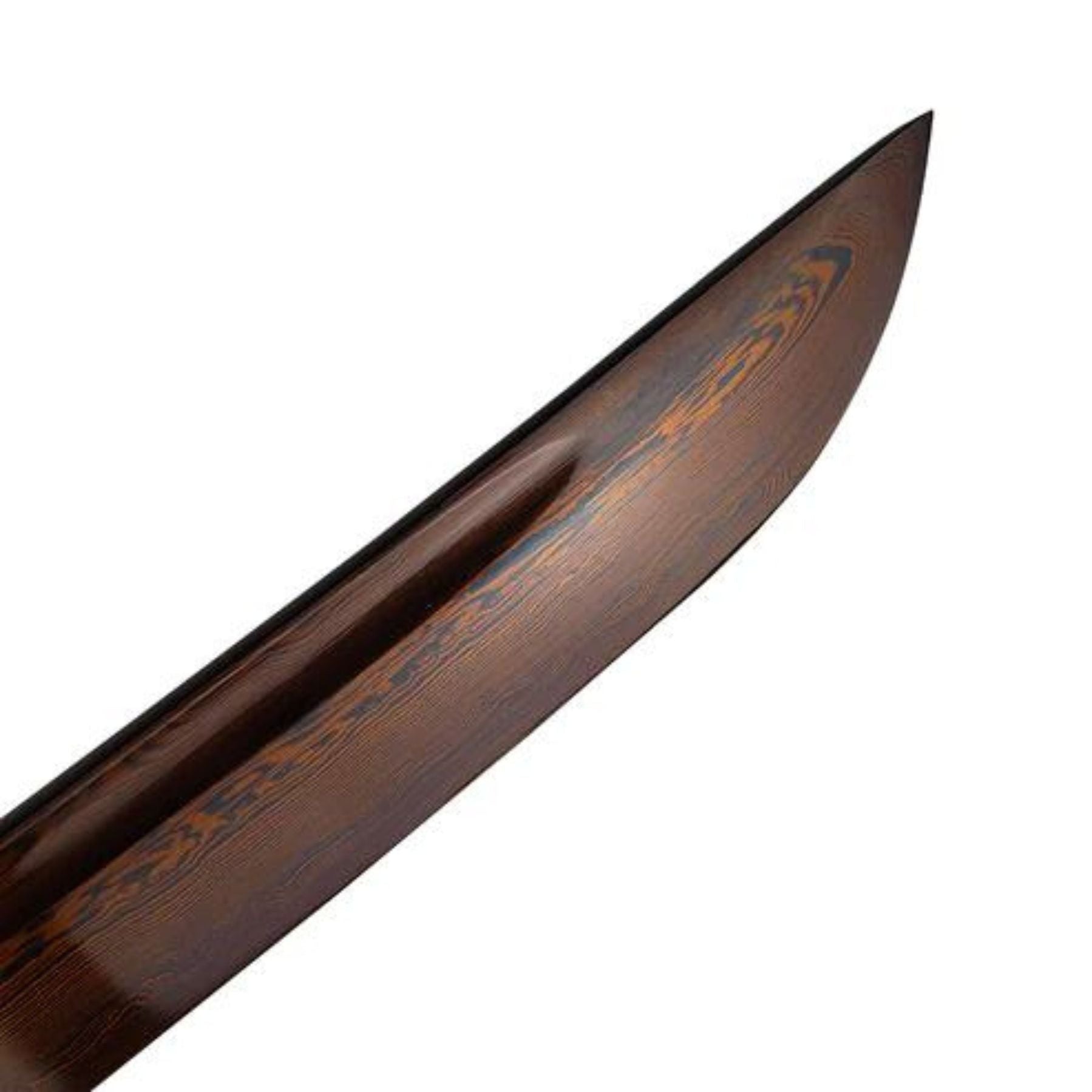 Rare Red Damascus Steel Katana — Medieval Depot