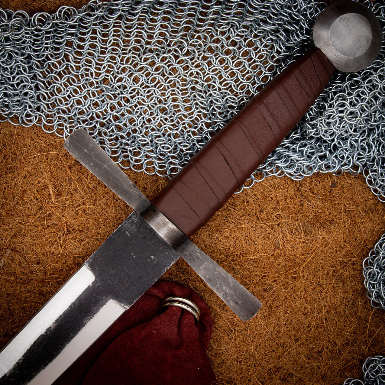 Royal Enforcer Hand Forged Medieval Knights Sword — Medieval Depot