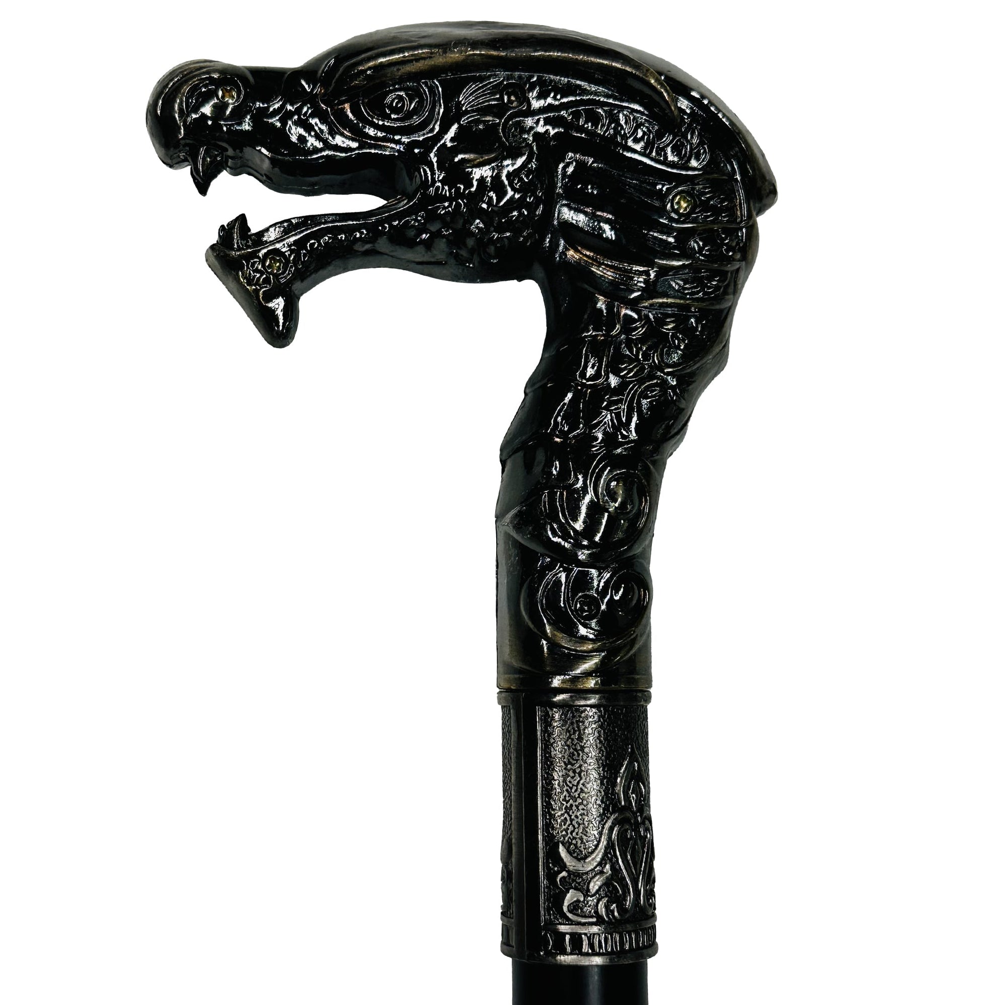 Majestic Chinese Dragon Walking Cane — Medieval Depot