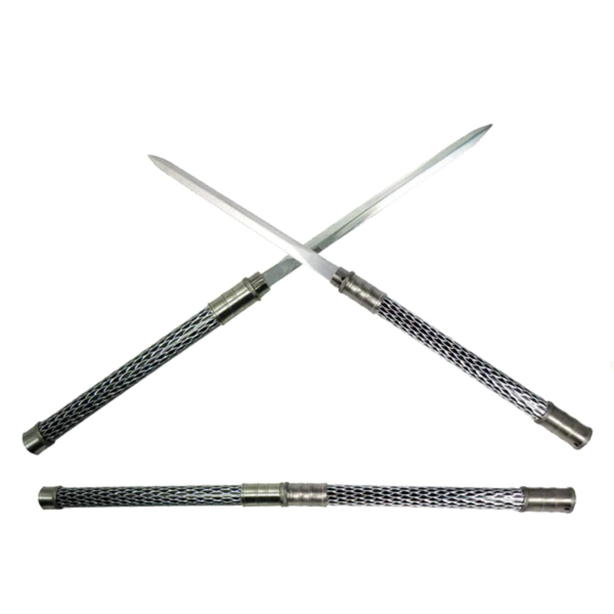 Shadow Sentinel Hidden Double Bladed Baton — Medieval Depot