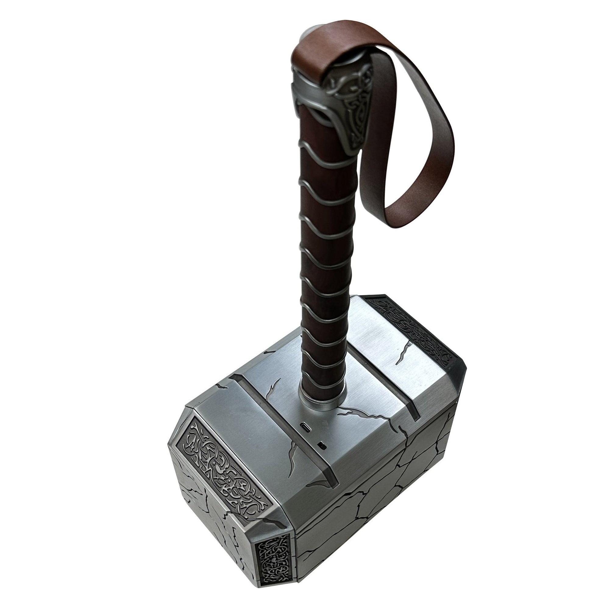 Summon the Thunder Lighted Thor Mjolnir Replica with Stand — Medieval Depot