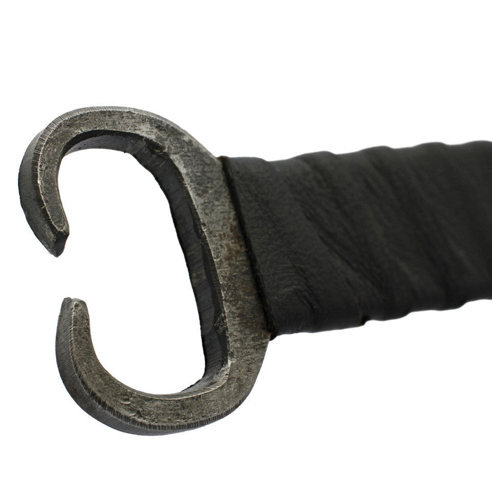 Veil of Shadows Full Tang Dual Tone Dagger with Black Leather Wrapped ...