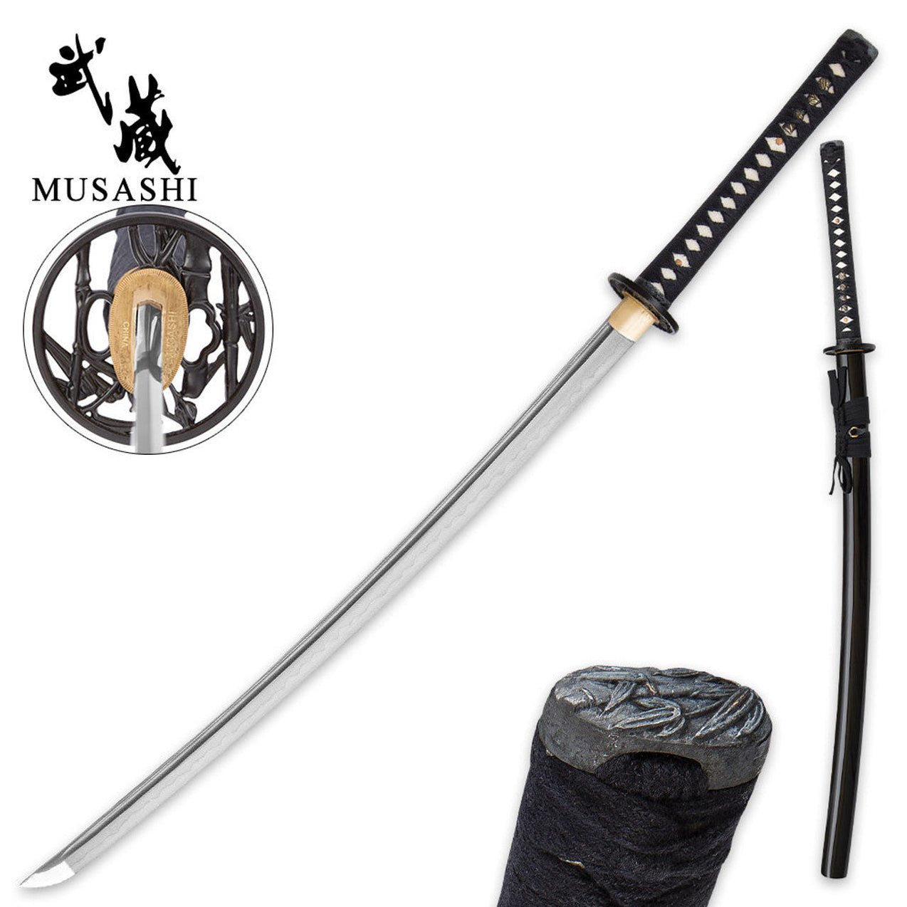 Hand forged 1060 carbon steel samurai sword — Medieval Depot